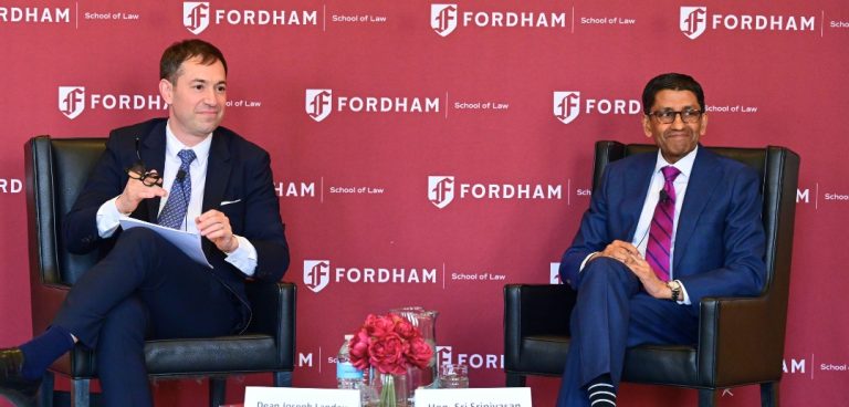Federal Chief Judge Sri Srinivasan Shares Advice with Fordham Law ...
